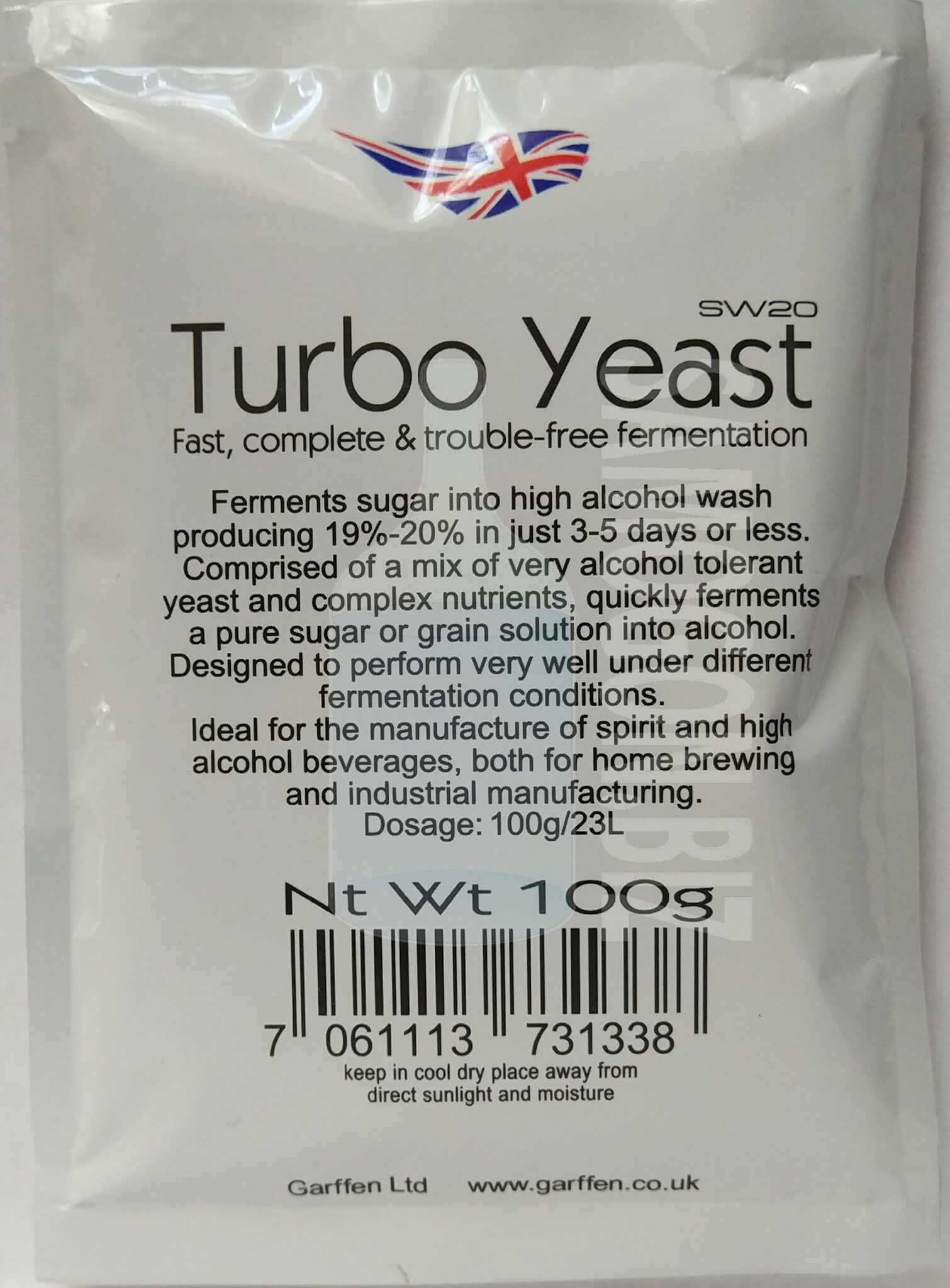 Турбо дрожжи Turbo Yeast SW20 - samogon.biz спиртовые дрожжи